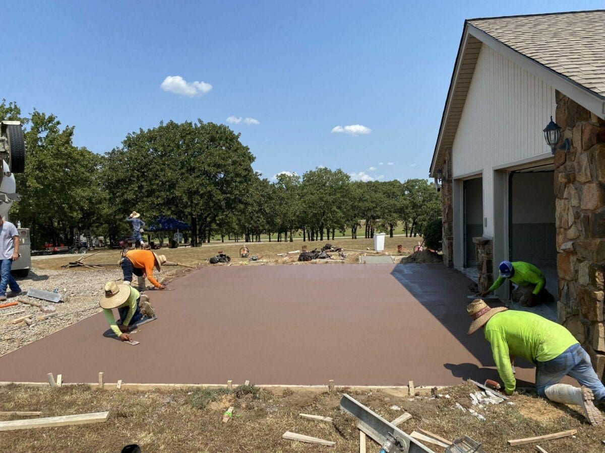 Integral Color Concrete | OKCrete Oklahoma Concrete LLC