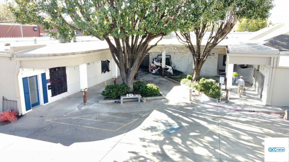 Decorative Commercial Concrete Project: Sidewalk, Walkways, and Courtyard