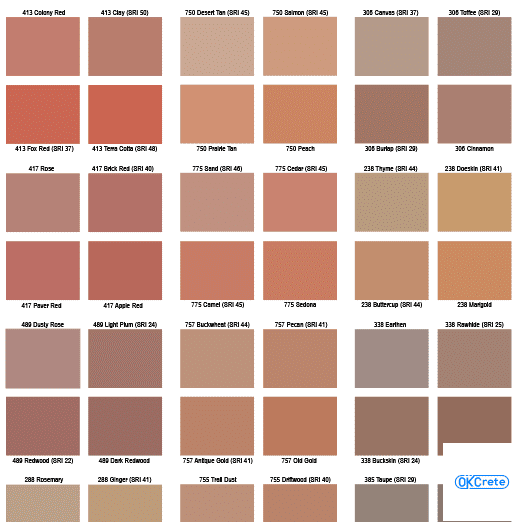 Integral Color Concrete | OKCrete Oklahoma Concrete LLC